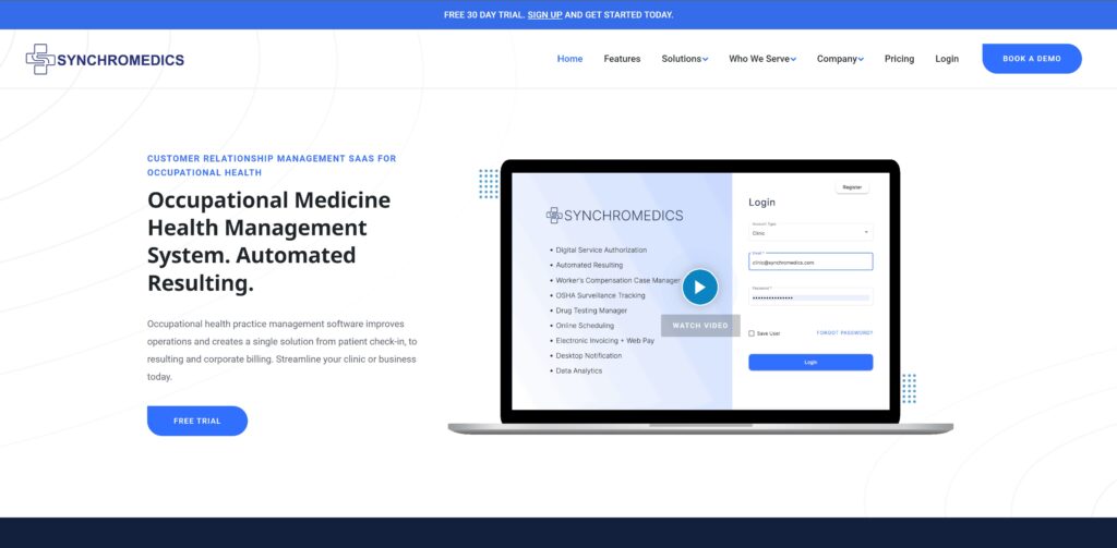 Top Electronic Health Records Software | Synchromedics